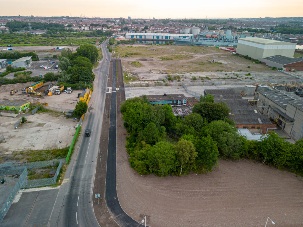 Landscaped Greenway corridor unveiled at Wirral Waters - Wirral Waters