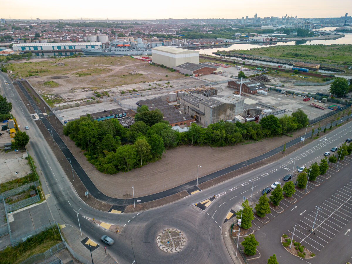 Landscaped Greenway corridor unveiled at Wirral Waters - Wirral Waters